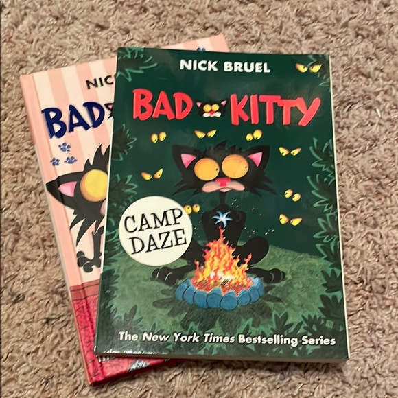 Other | Bad Kitty Camp Daze Book Set By Nick Bruel | Poshmark